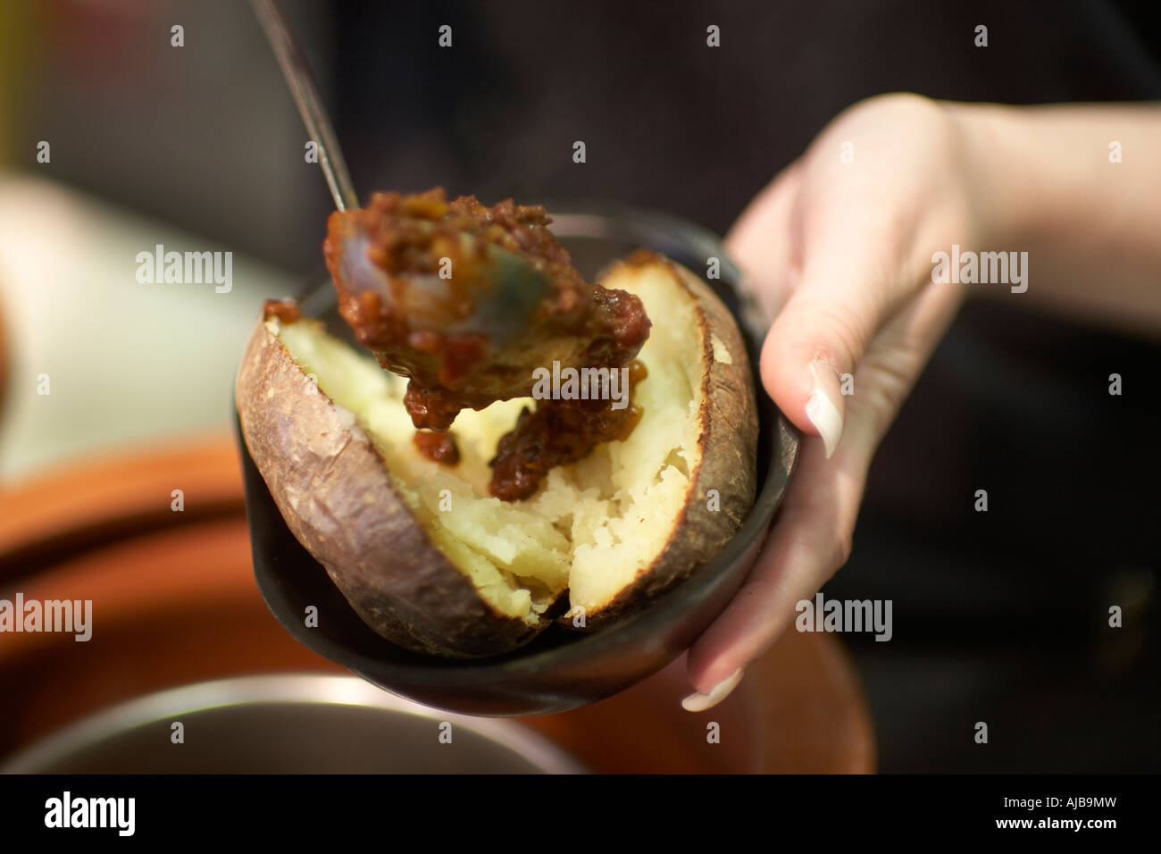 Chilli Con Carne Jacket Potato High Resolution Stock Photography and ...