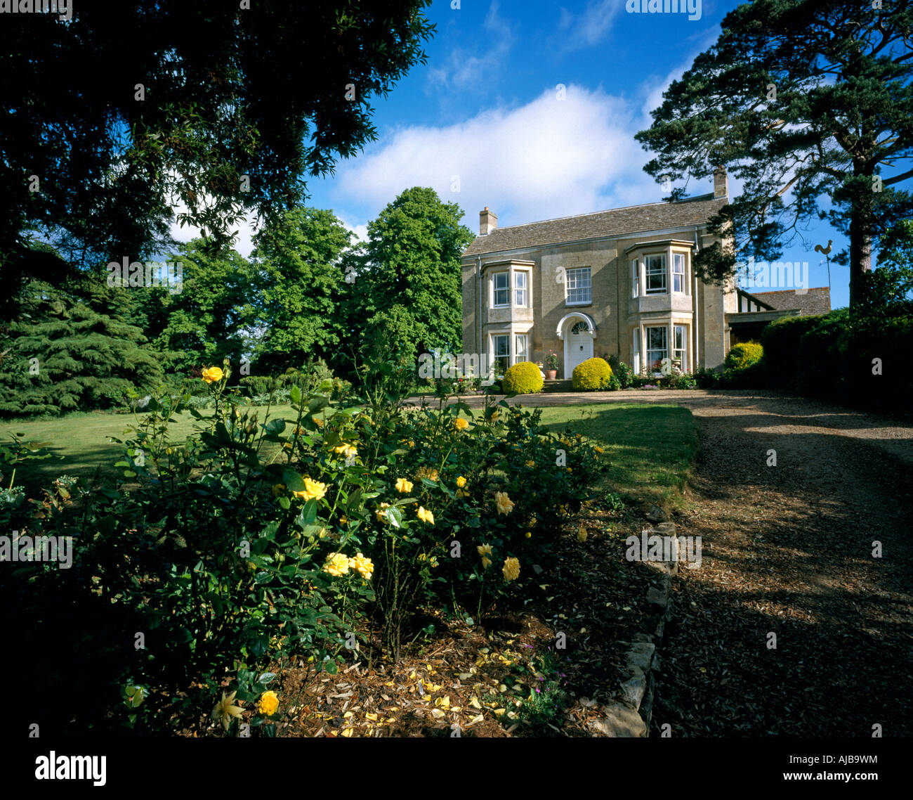 Cawthorpe Hall country house with gardens Bourne Lincolnshire England ...