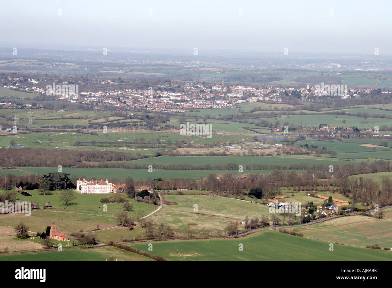 Aerial view epping forest london hi-res stock photography and images ...