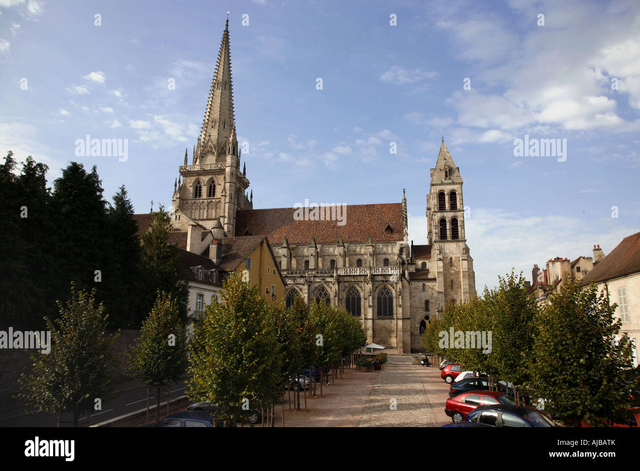 Cathedral Of Saint Lazarus Of Autun Stock Photos & Cathedral Of Saint ...