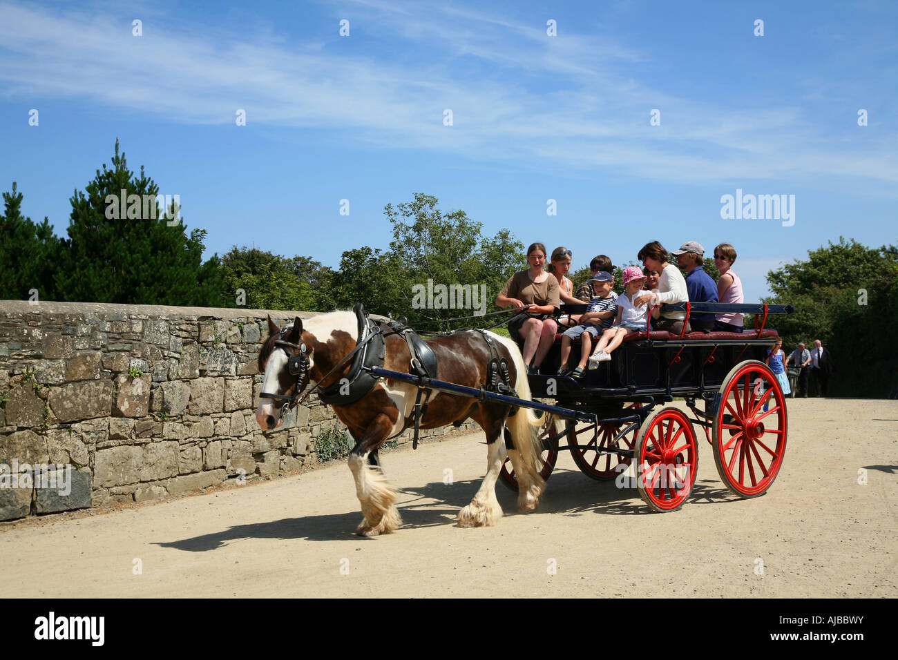 Horse and carriage rides are an ever popular way of seeing the island ...