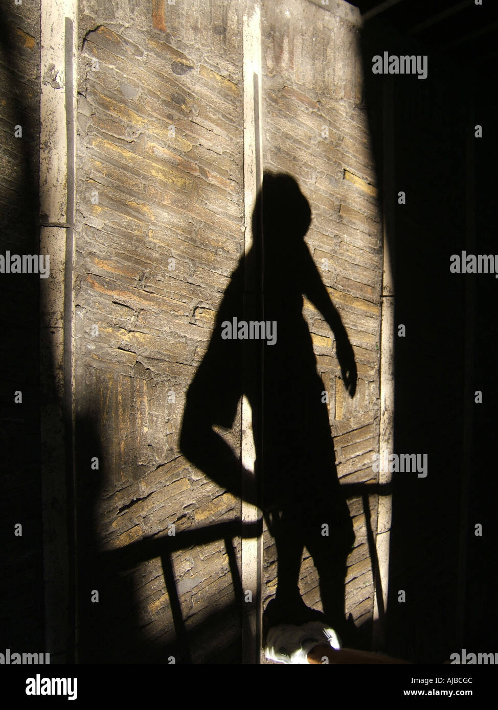 shadow of person on floor Stock Photo - Alamy