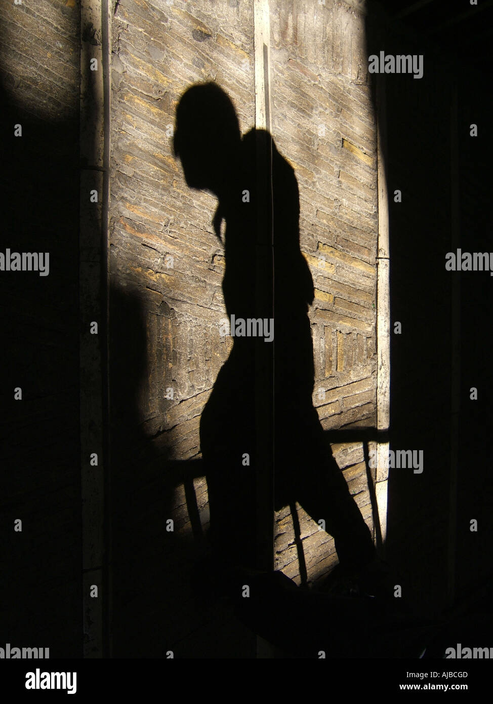 shadow of person on floor Stock Photo - Alamy