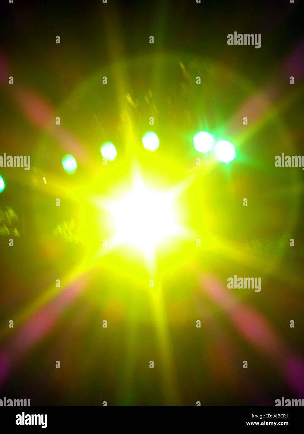 bright orange spotlight and dark background Stock Photo - Alamy