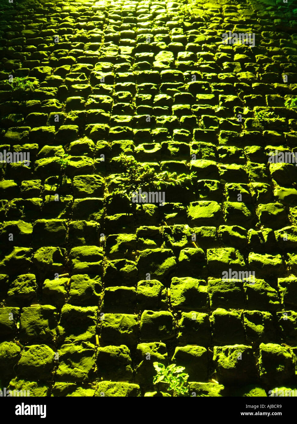 Light beam on cobble night hi-res stock photography and images - Alamy