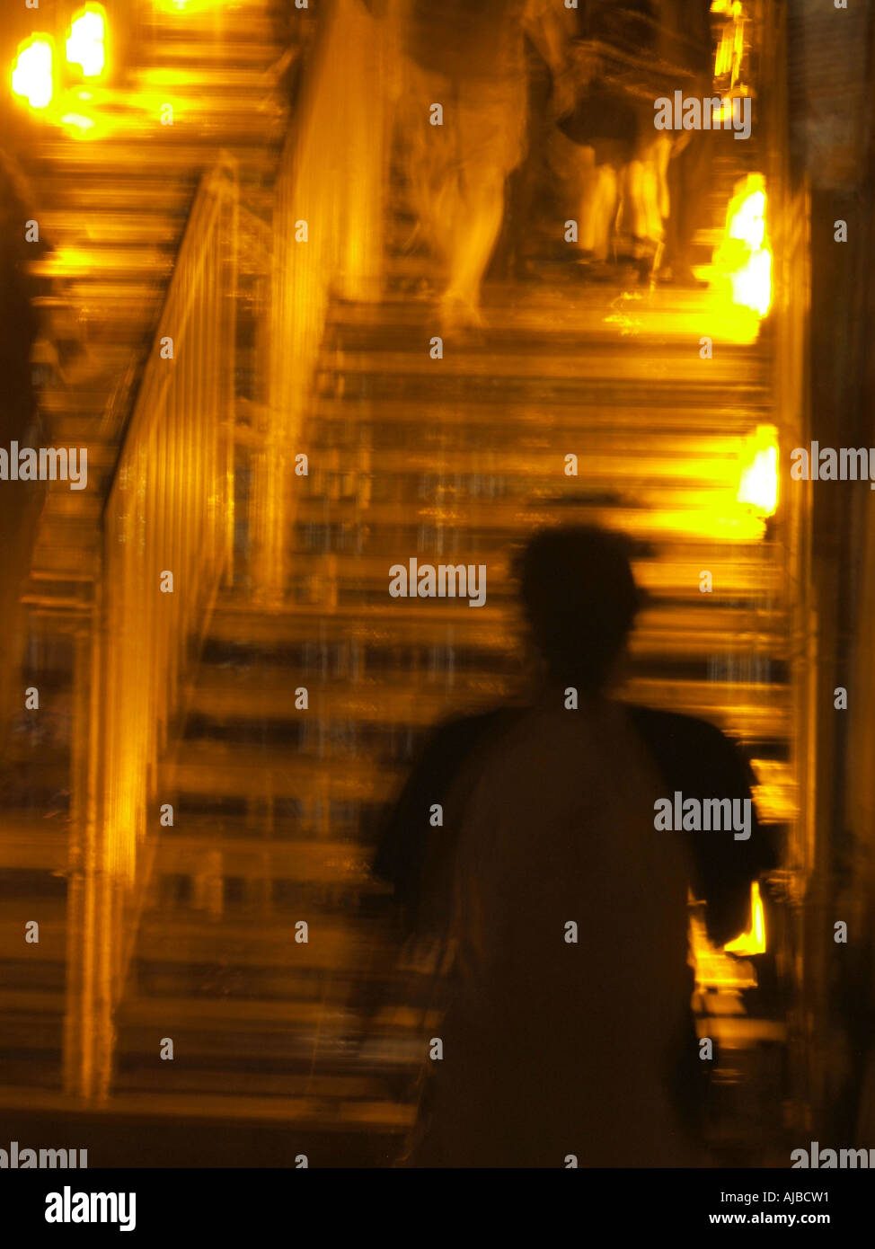 Man Up Stairs Home Night High Resolution Stock Photography and Images ...