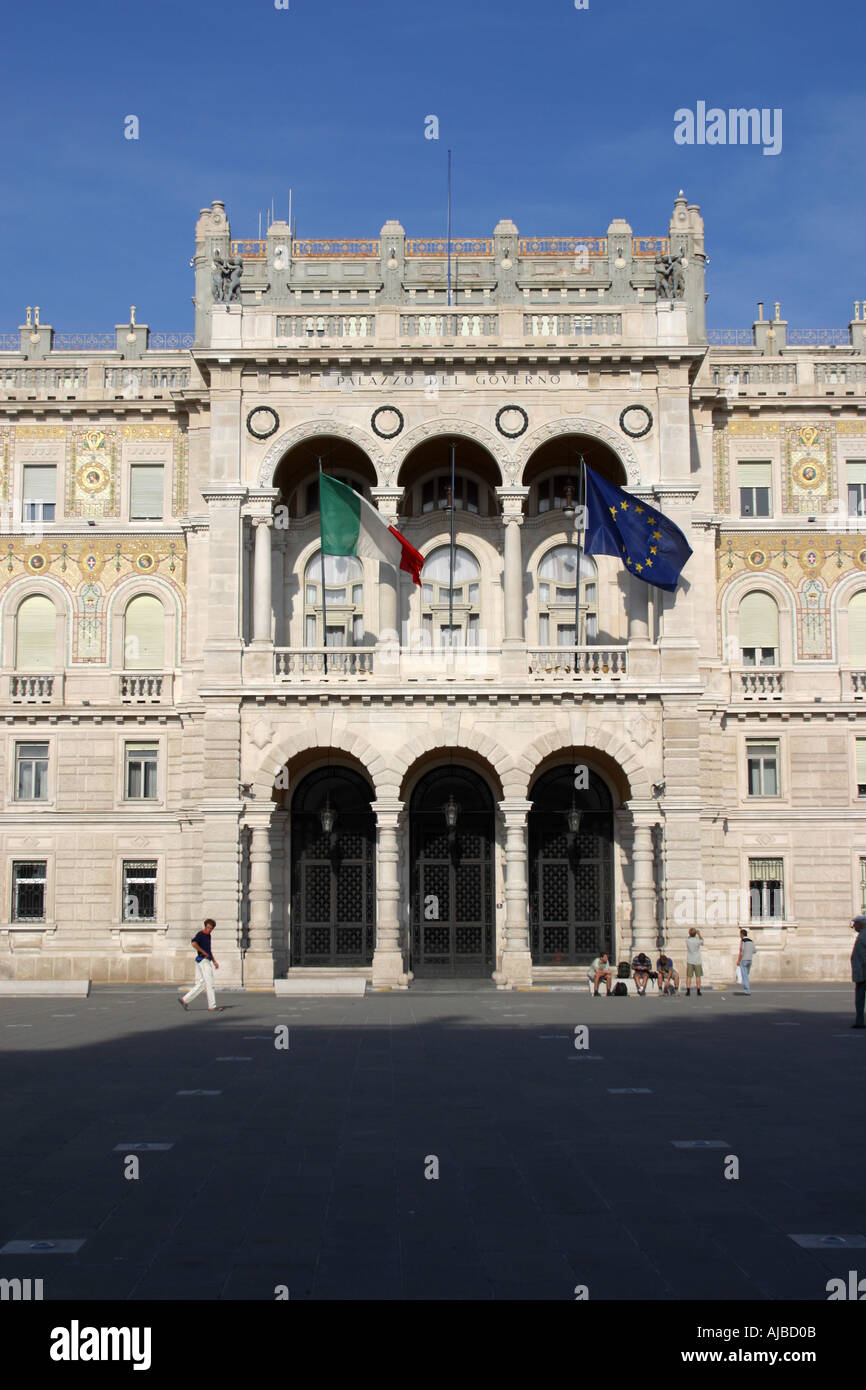 Municipio Building Piazza Unita D'Italia Trieste Italy Stock Photo - Alamy