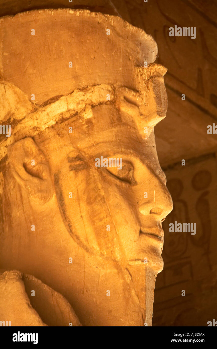 Statue of Ramses II portrayed as Osiris the god of the afterlife in the ...