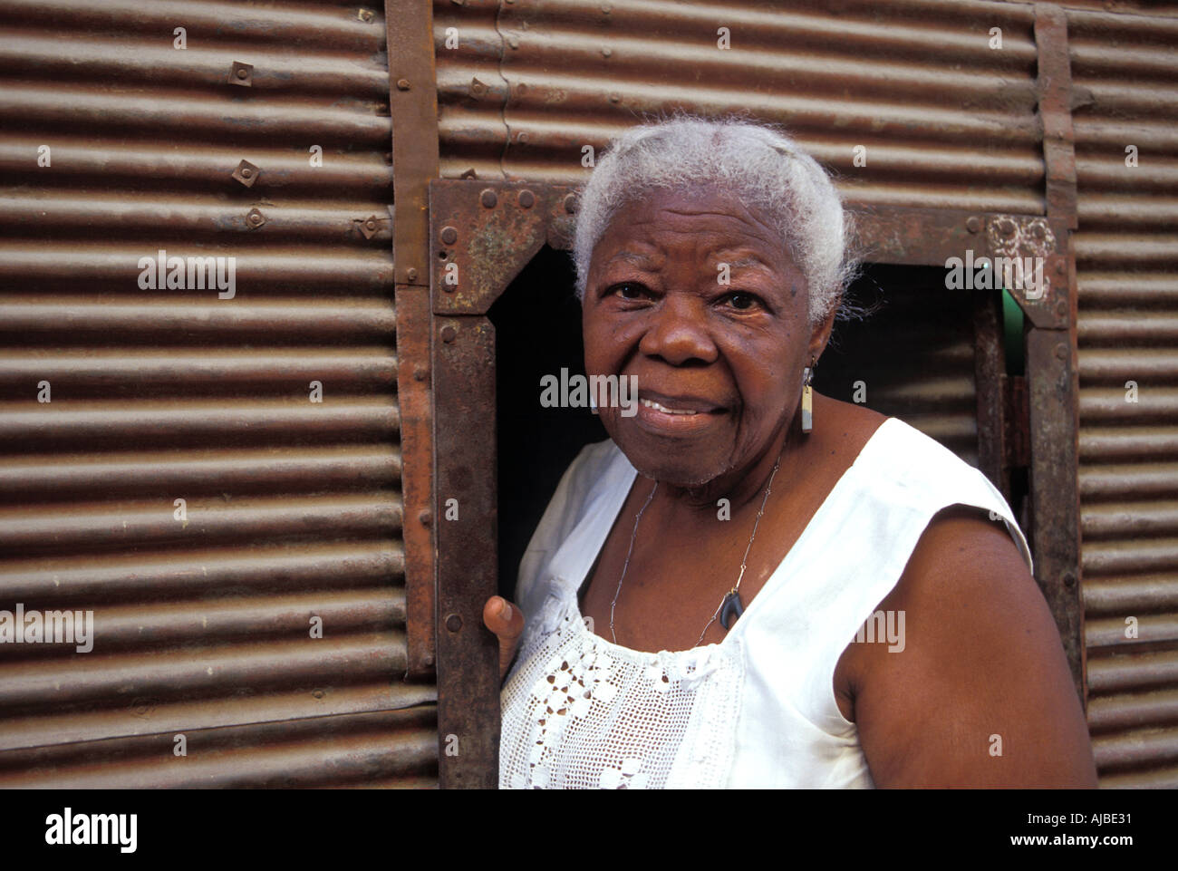 Elderly cuban smile hi-res stock photography and images - Alamy