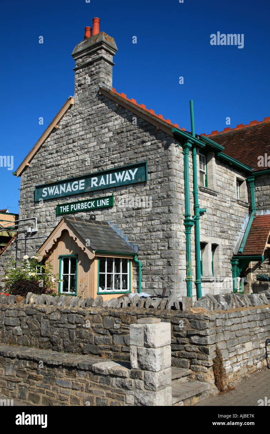 The Swanage Railway Station Stock Photo - Alamy