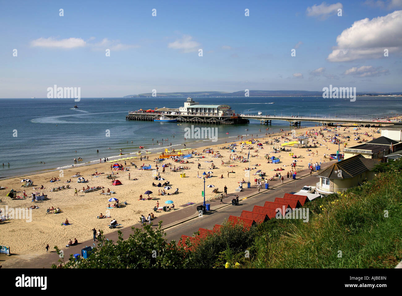 Bournemouth from east cliff hi-res stock photography and images - Alamy