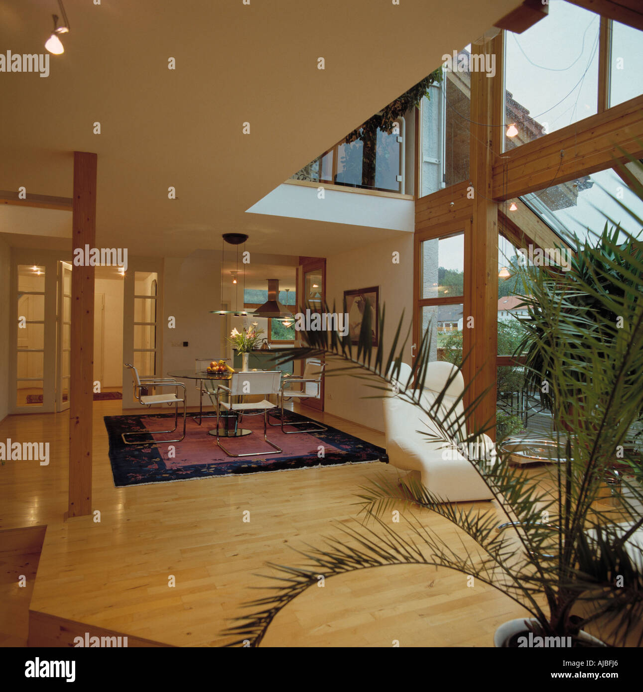 Open-plan living area Stock Photo - Alamy