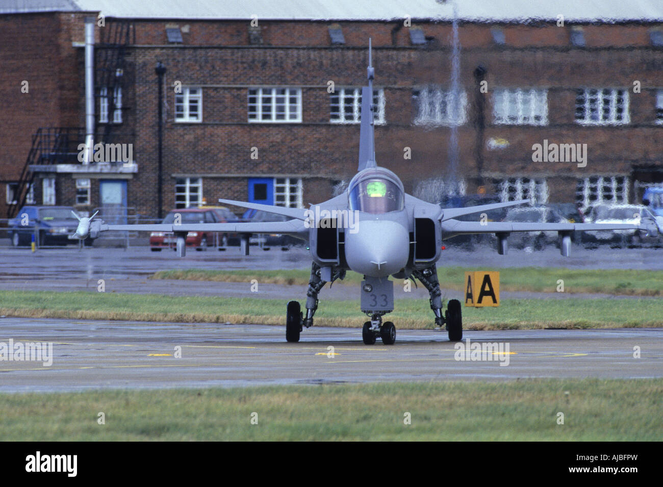 The Saab JAS 39 Gripen Swedish Fighter Aircraft Stock Photo - Alamy