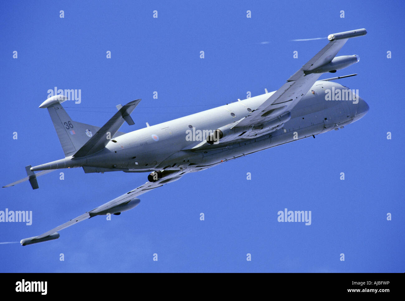 The Hawker Siddeley Nimrod maritime patrol aircraft Stock Photo - Alamy