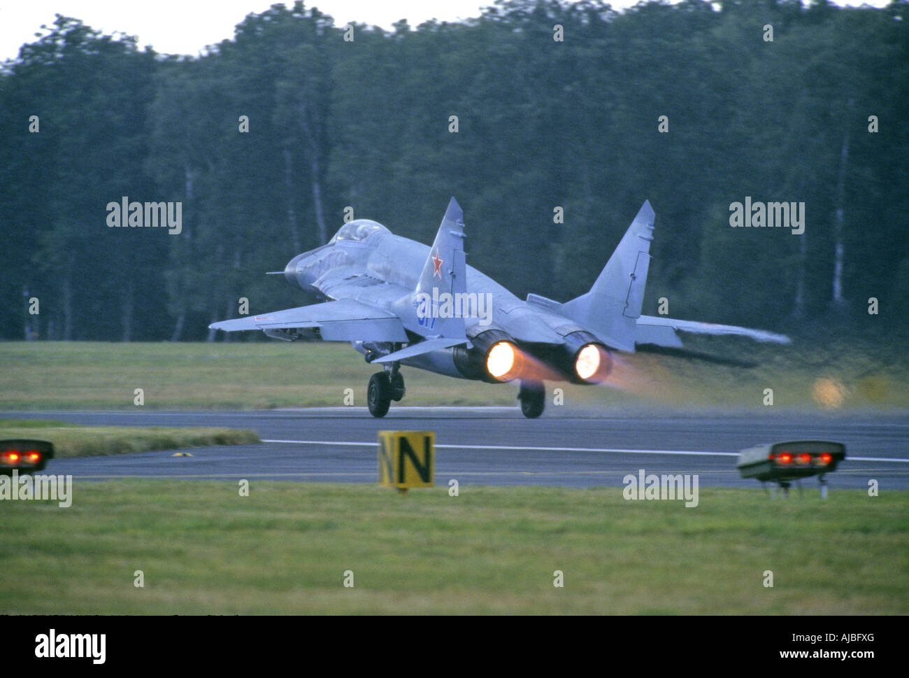 The Mikoyan MiG-29 Fulcrum jet fighter aircraft Stock Photo - Alamy