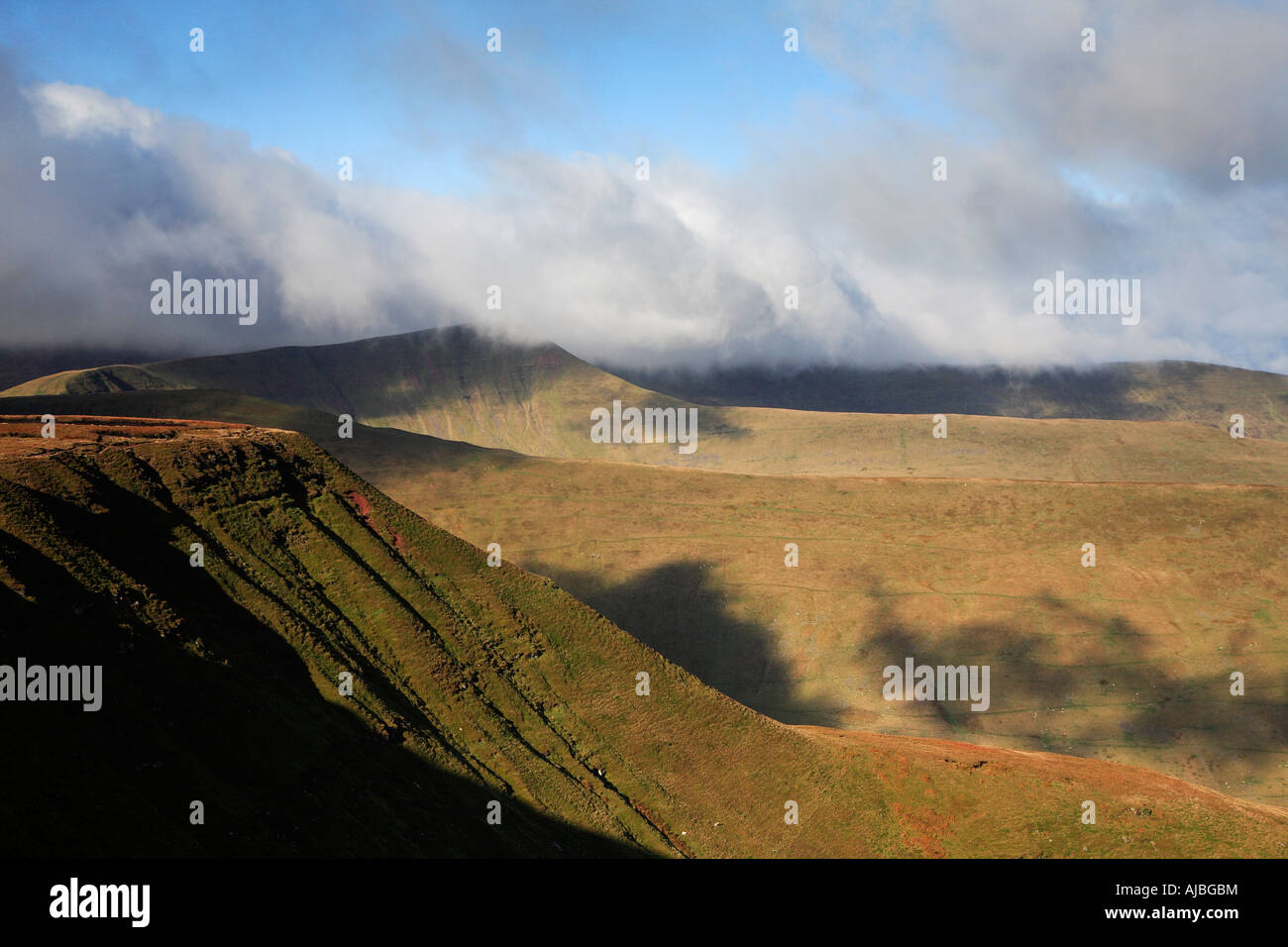 Cribyn Ridge Brecon Beacons Wales UK Stock Photo - Alamy