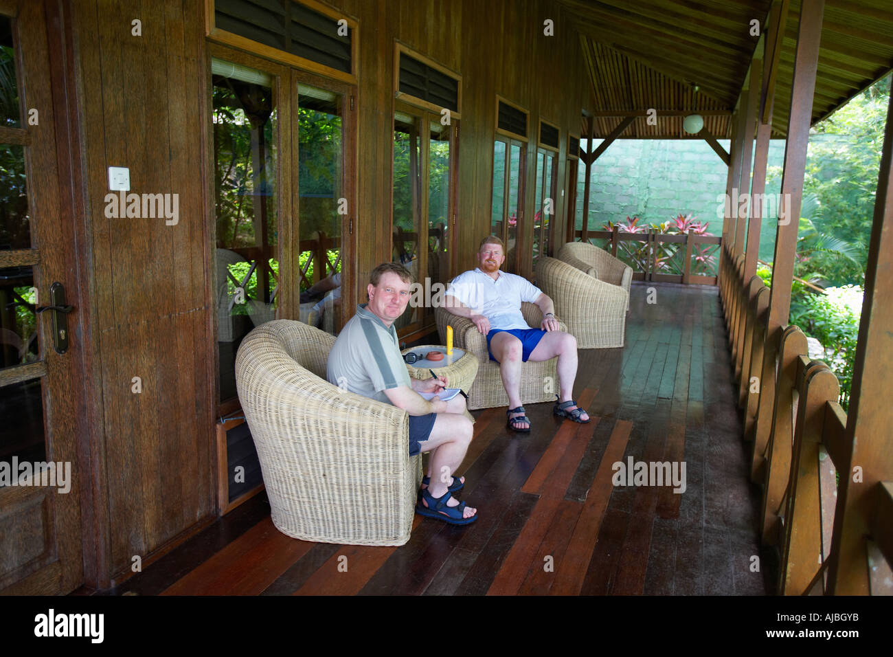Tourists in Holiday Villas Kungkungan Bay Resort Lembeh Straits, North ...