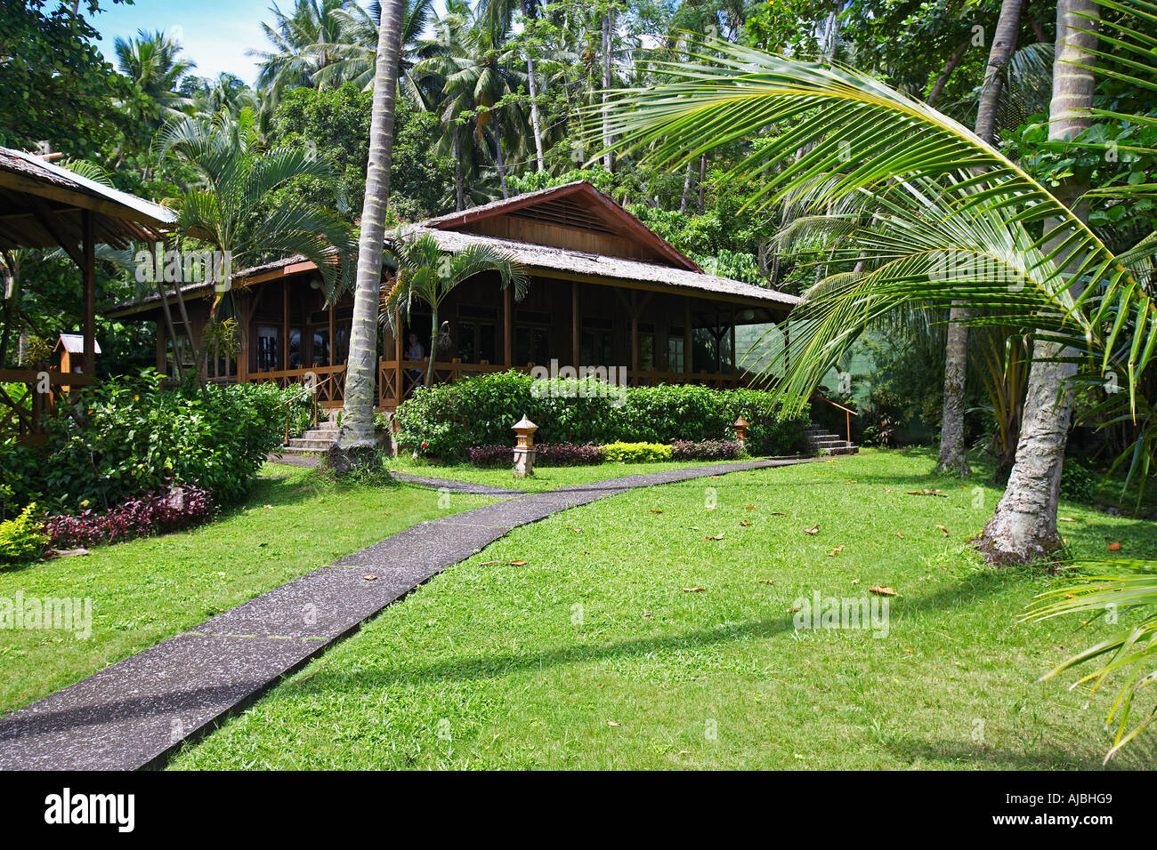 Kungkungan Bay Resort Lembeh Straits Sulawesi Indonesia Stock Photo - Alamy