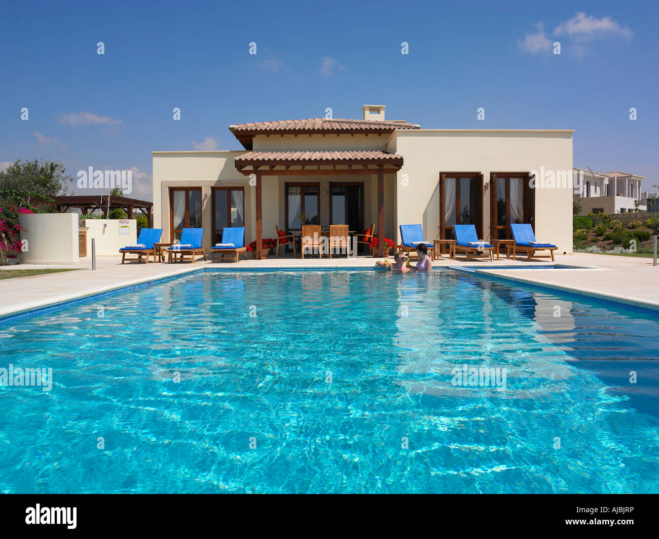 Villa cyprus with pool hi-res stock photography and images - Alamy