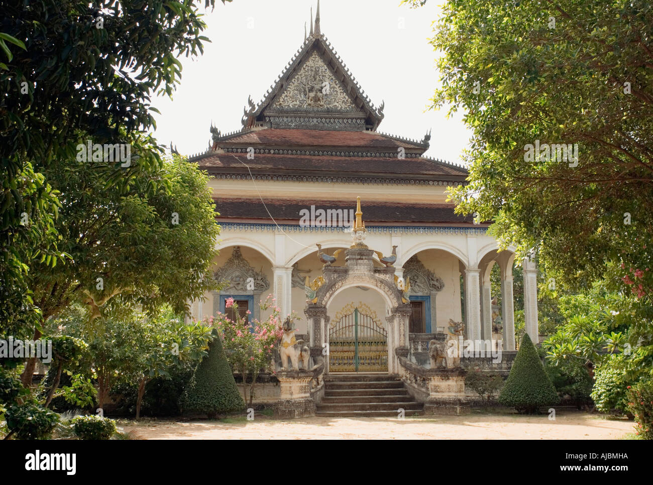 Cambodia Siem Reap Temple Wat Bo Stock Photo - Alamy