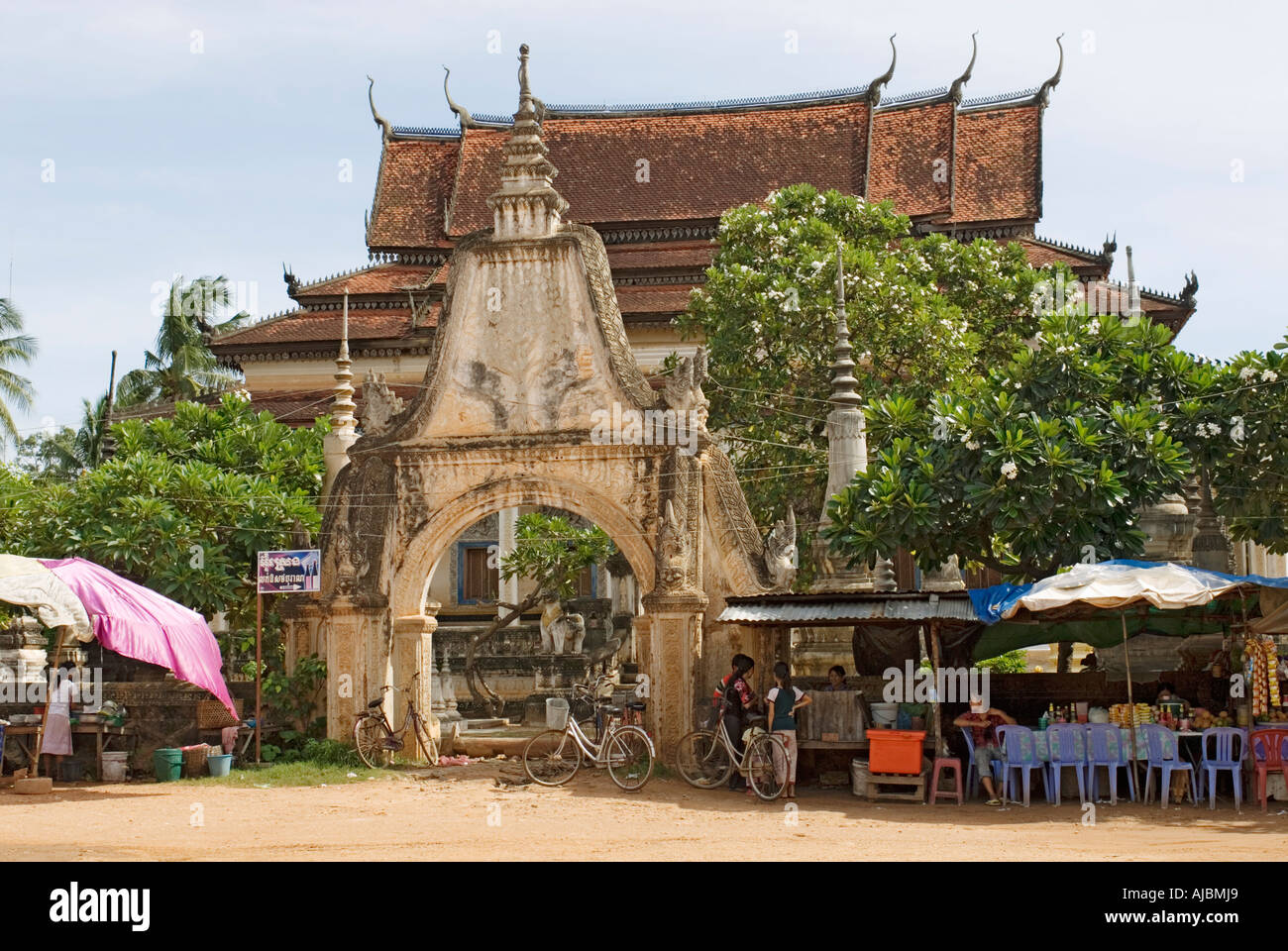Cambodia Siem Reap Temple Wat Bo Stock Photo - Alamy