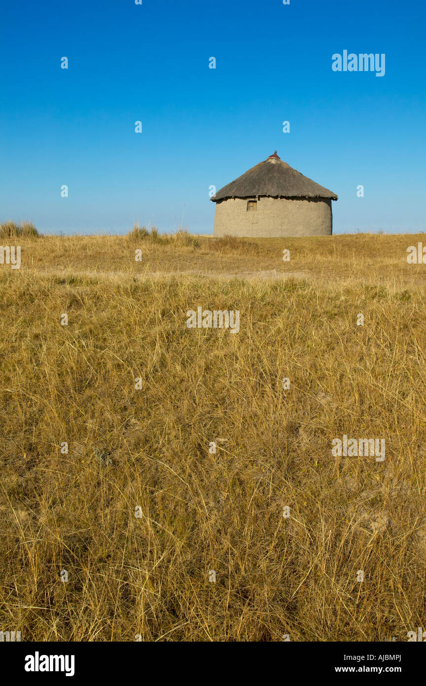 Xhosa Rondawel in a Veld Stock Photo - Alamy