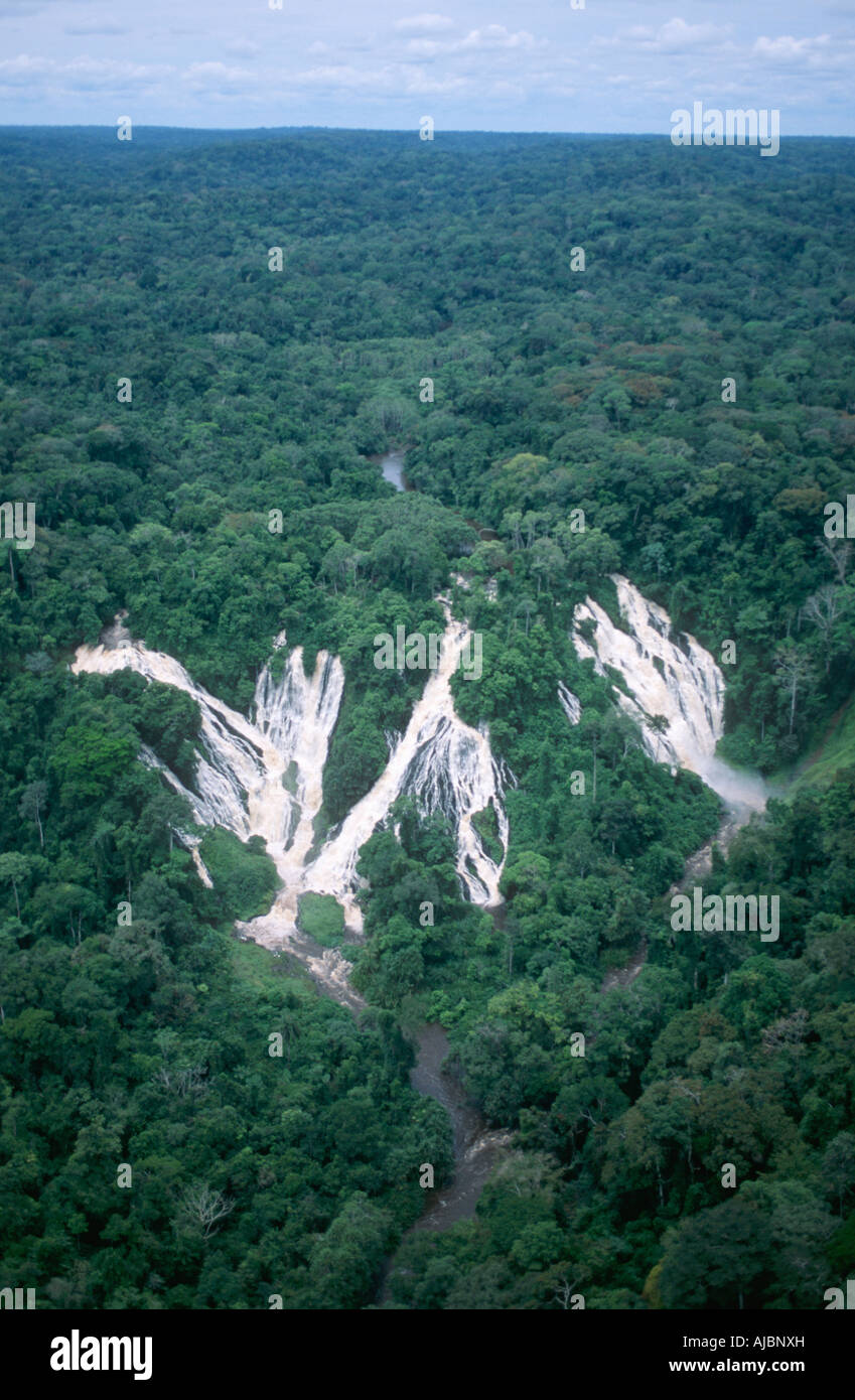 An Aerial View of The Djidji Falls Stock Photo - Alamy