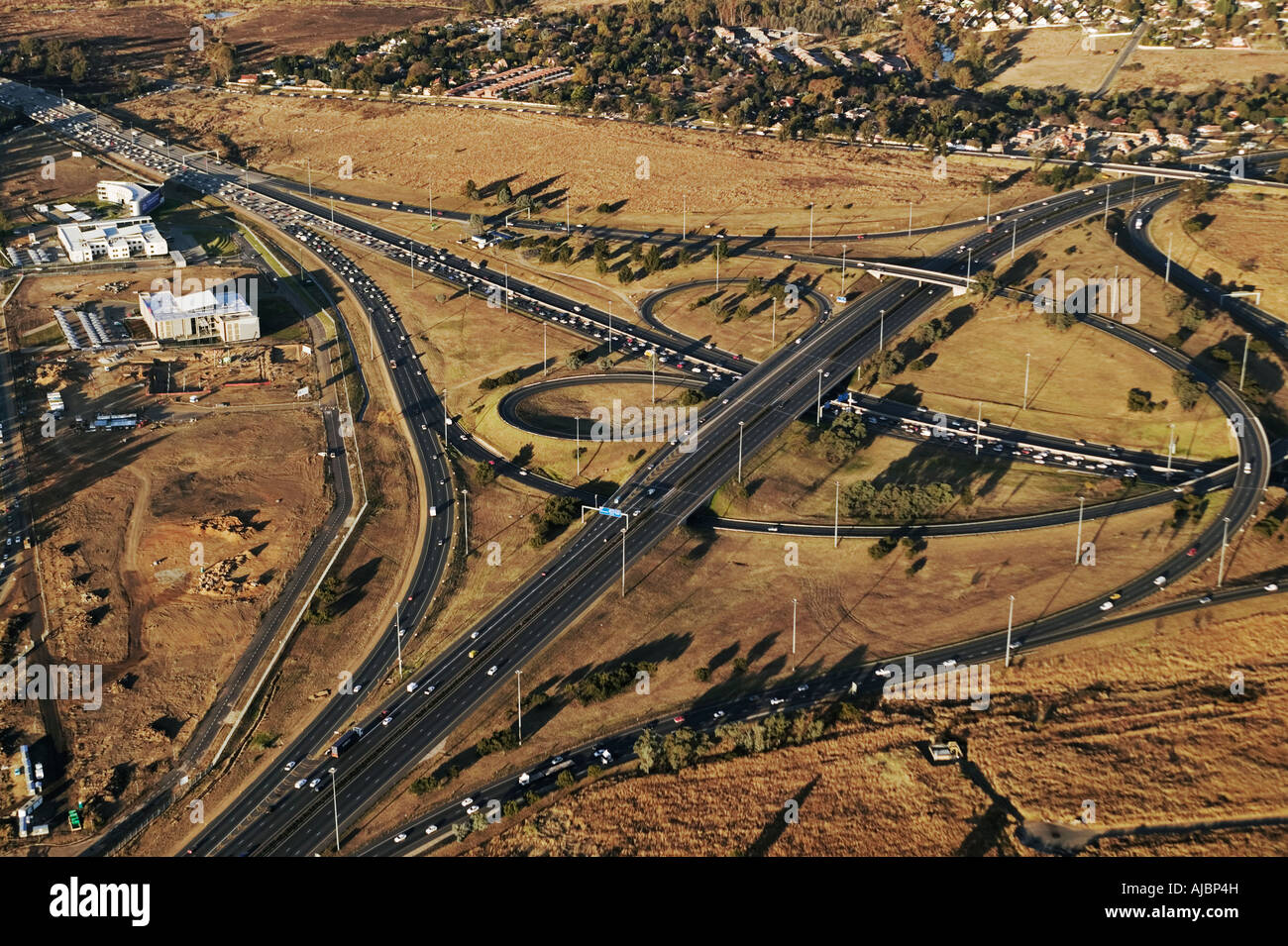 Highway interchange aerial africa hi-res stock photography and images ...