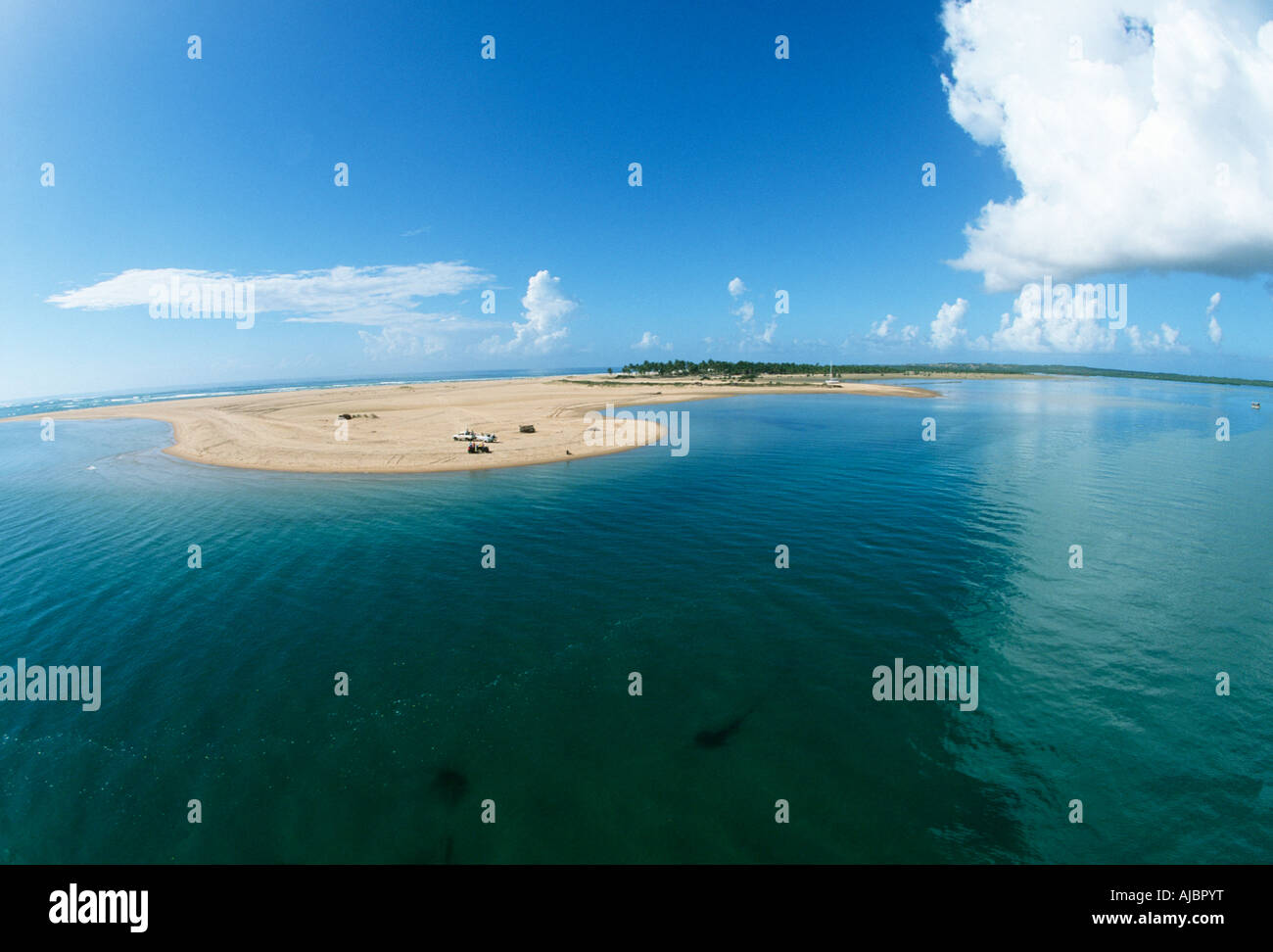 Aerial View of Barra Beach Stock Photo - Alamy
