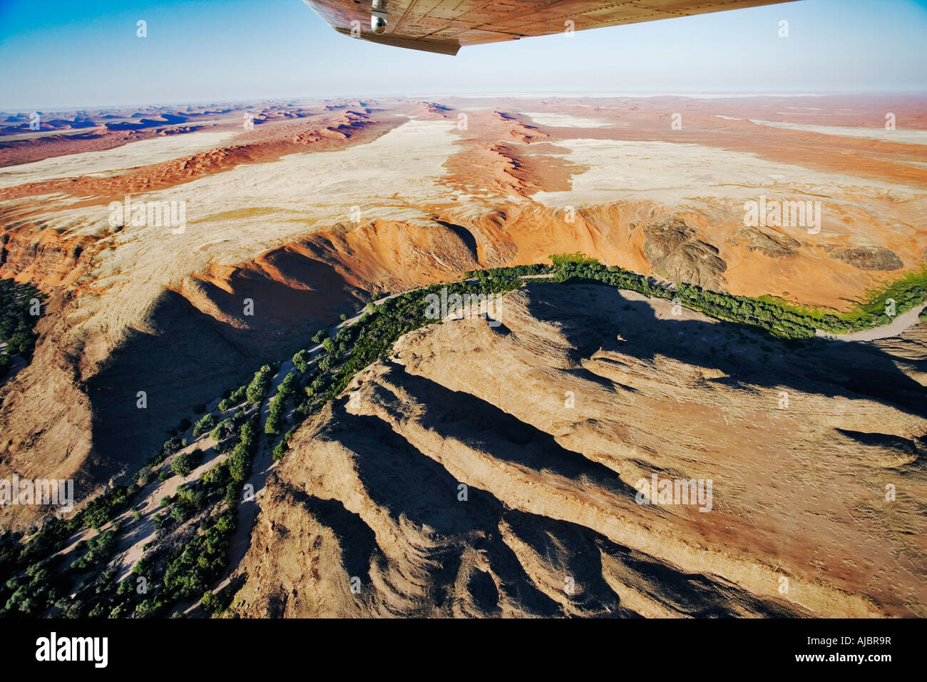 Aerial View of Green Valley Stock Photo - Alamy