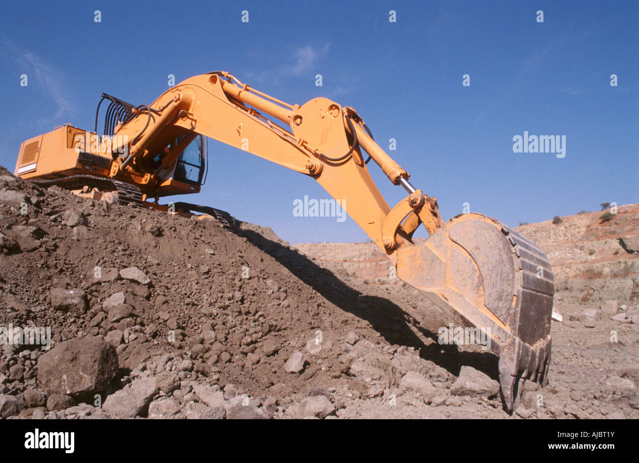 Earth Mover at Work Stock Photo - Alamy