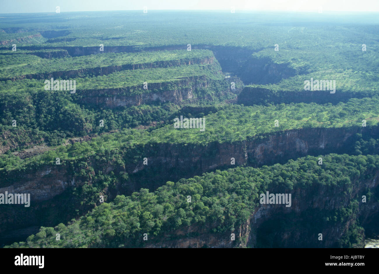 Batoka Gorge - Aerial View Stock Photo - Alamy