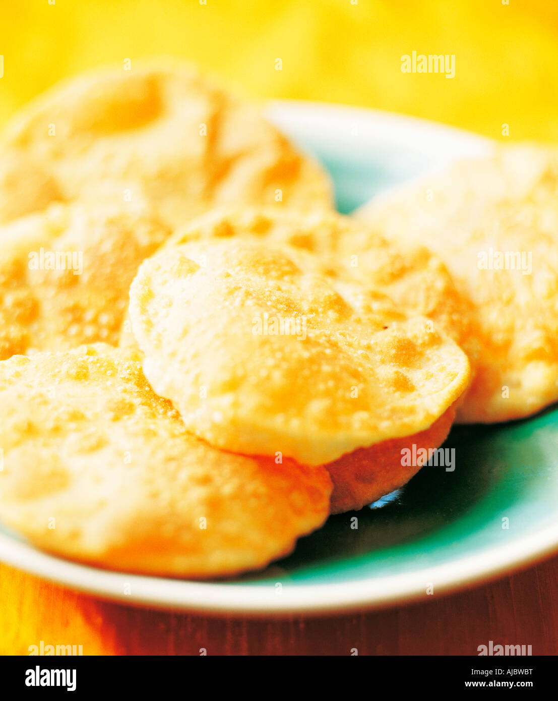Deep Fried Poori Bread Stock Photo - Alamy