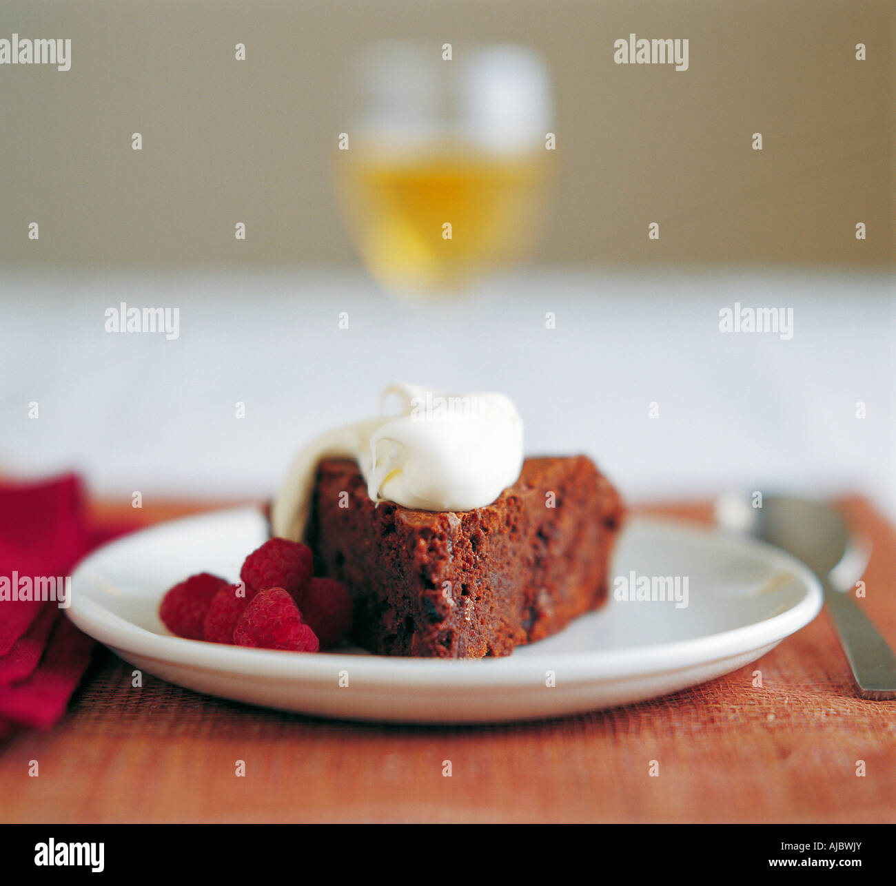 Decadent Chocolate Cake Stock Photo - Alamy