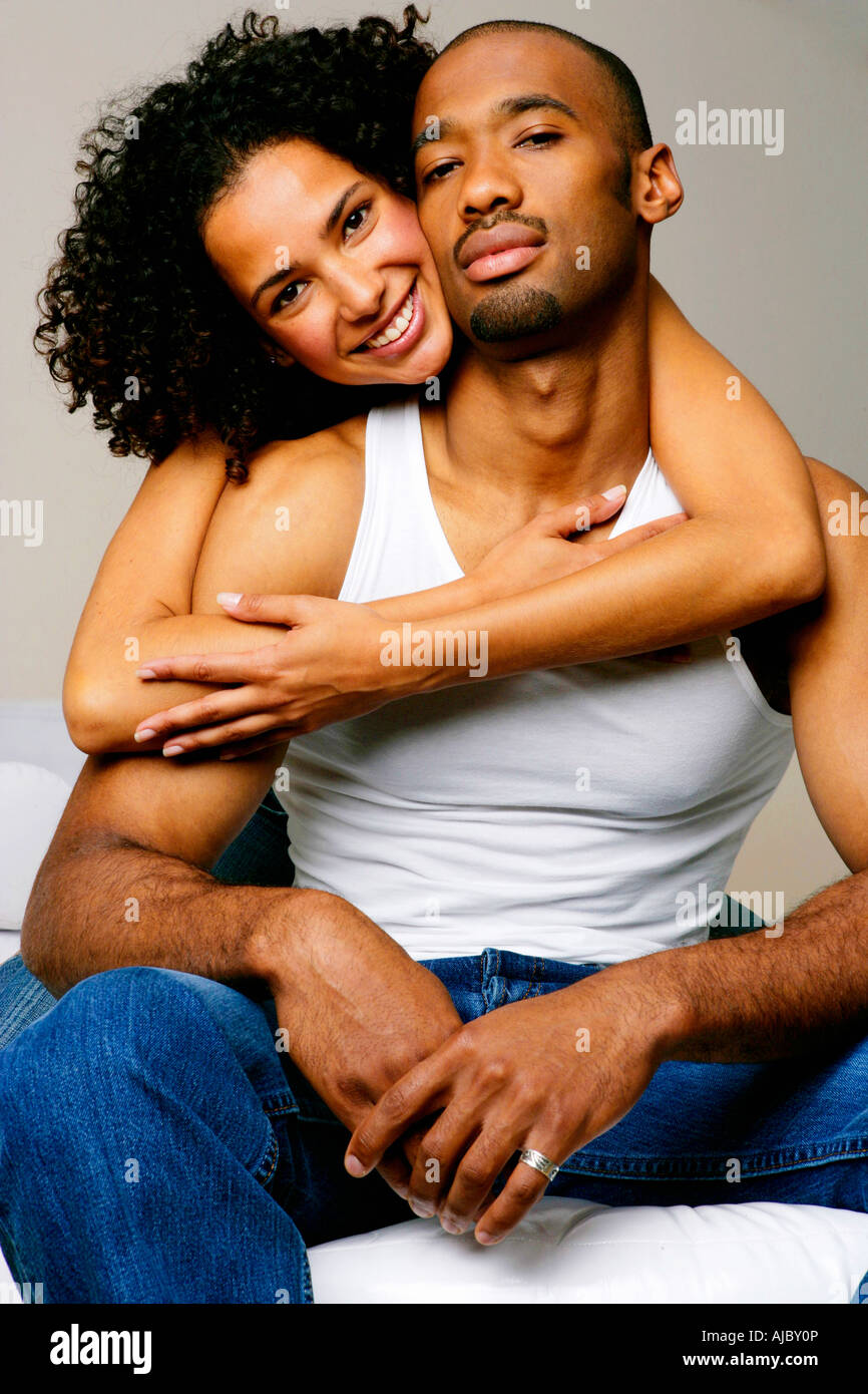 Portrait of an African Couple Stock Photo - Alamy