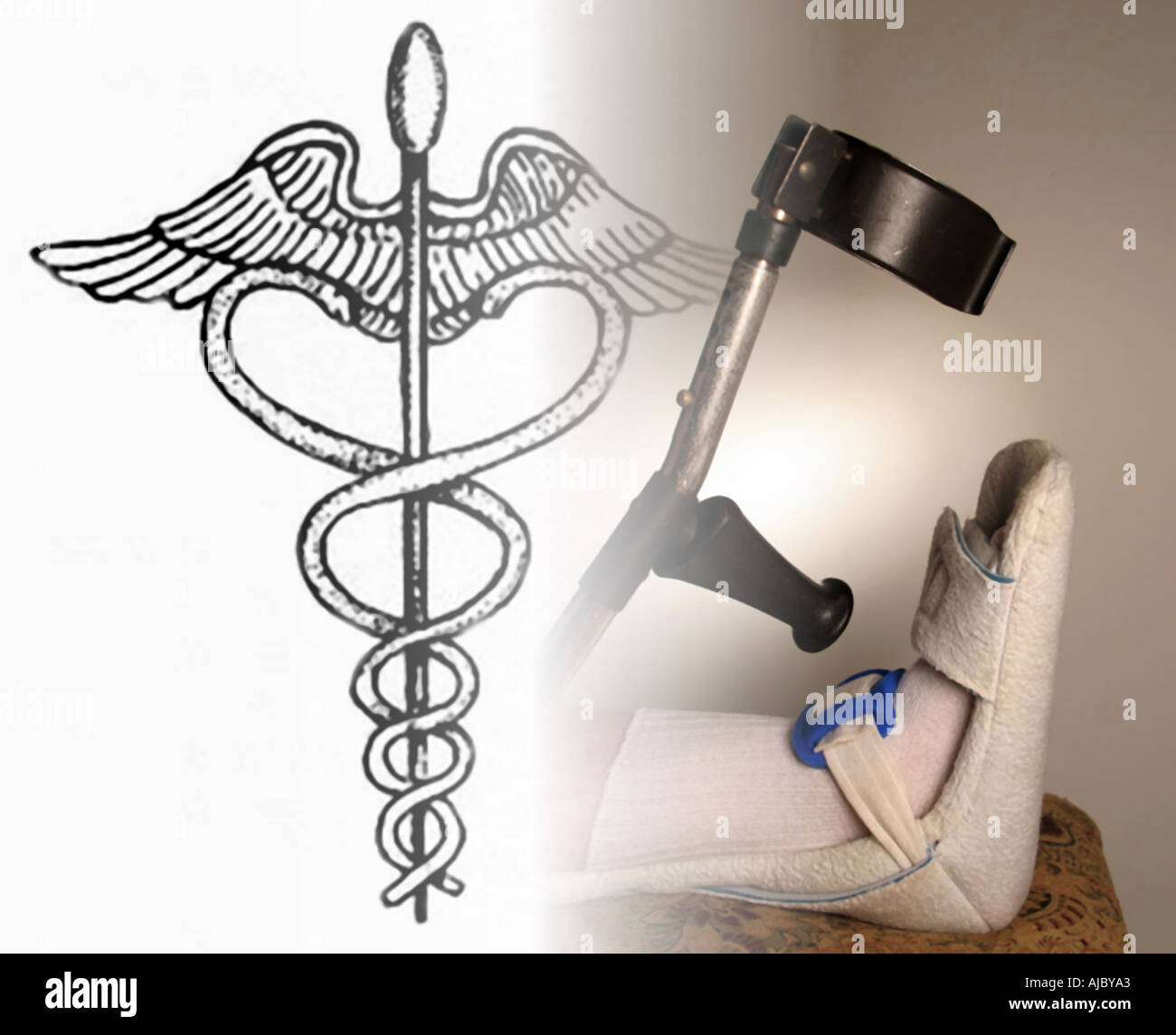 Symbols of Doctors and Patients Needing Healthcare Stock Photo - Alamy