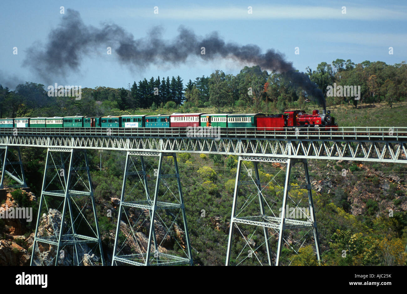 Apple Express Crossing Bridge Stock Photo - Alamy