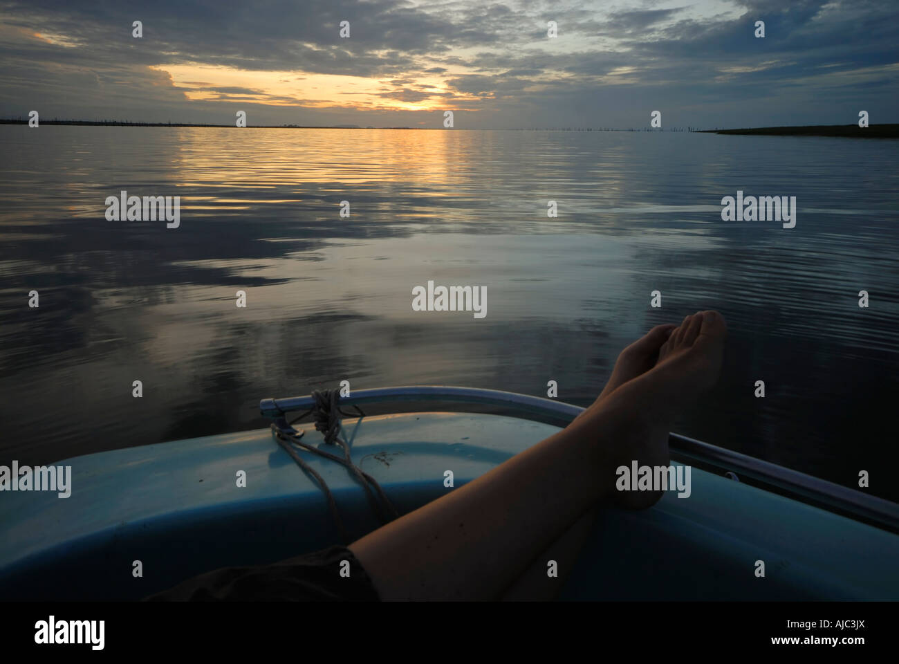 Womans legs on the boat hi-res stock photography and images - Alamy