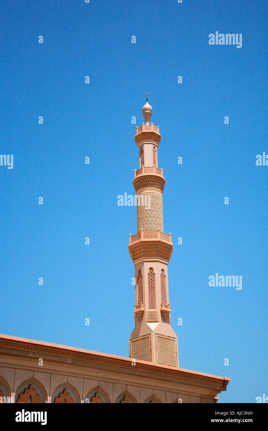 Minaret to a Mosque in Sharjah Cultural Square Stock Photo - Alamy