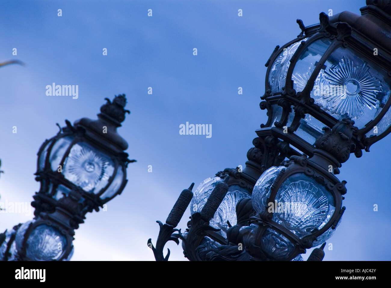 Arabic street Lamps in Dubai Stock Photo - Alamy