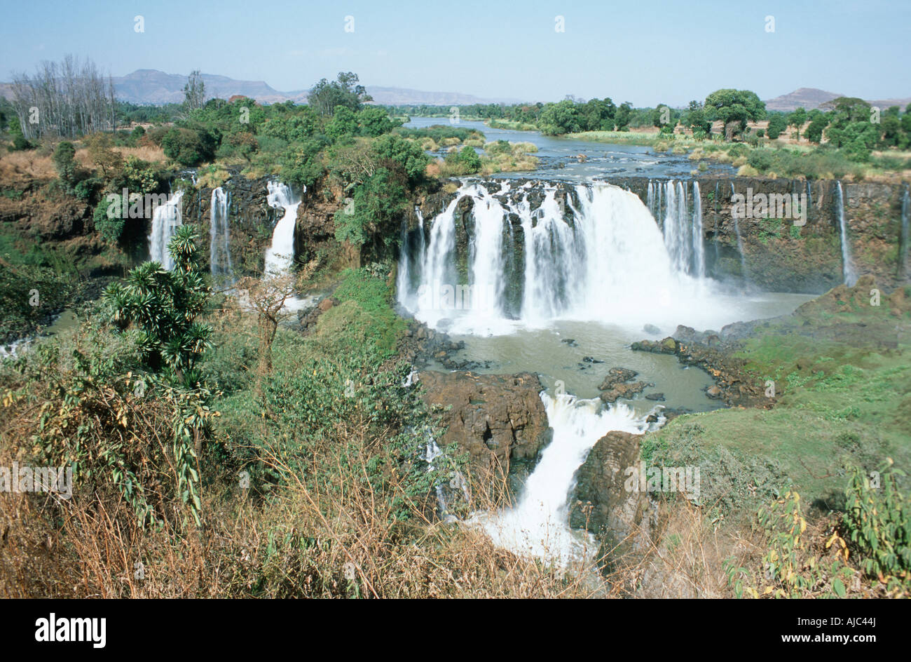 Scenic View of the Rushing Tis Abay Waterfall Stock Photo - Alamy