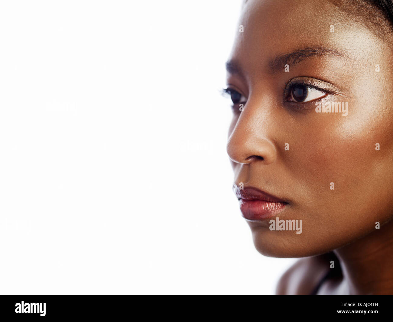 Side view determined african hi-res stock photography and images - Alamy