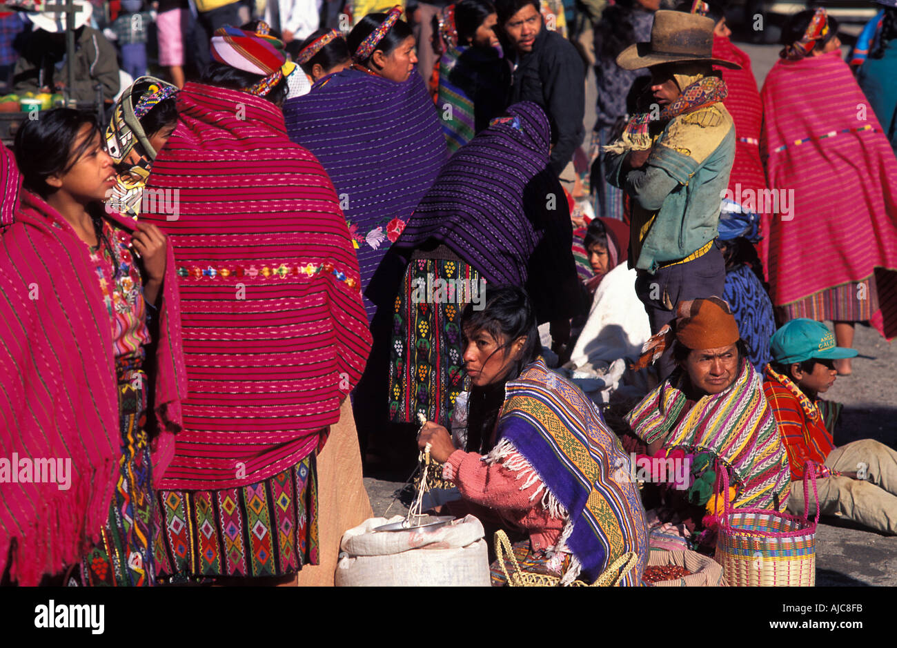 Guatemala mayan people shopping traditional latin america central ...