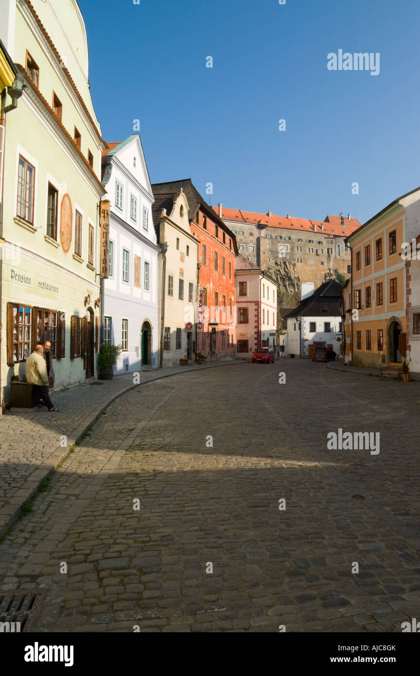 Siroka street in Ceske Krumlov Stock Photo - Alamy