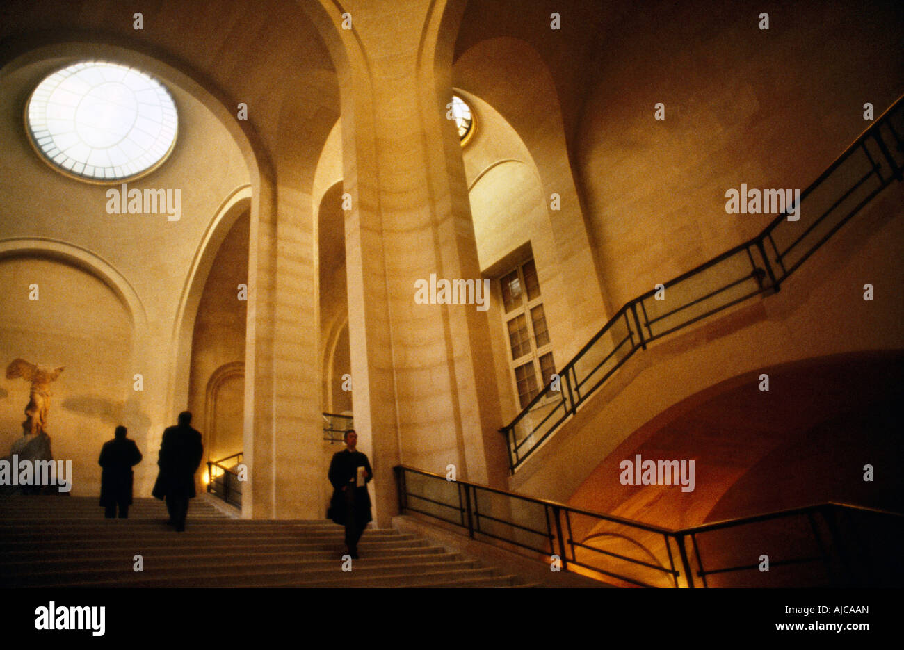 Paris France The Louvre Interior Stock Photo - Alamy