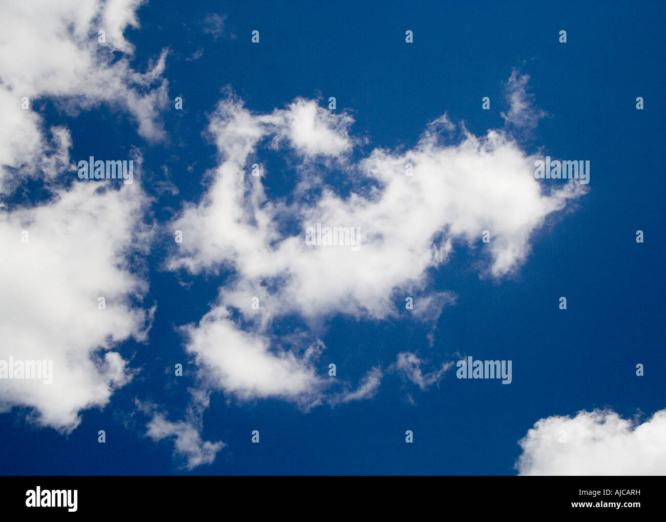 broken cloud and blue sky in summer Stock Photo - Alamy