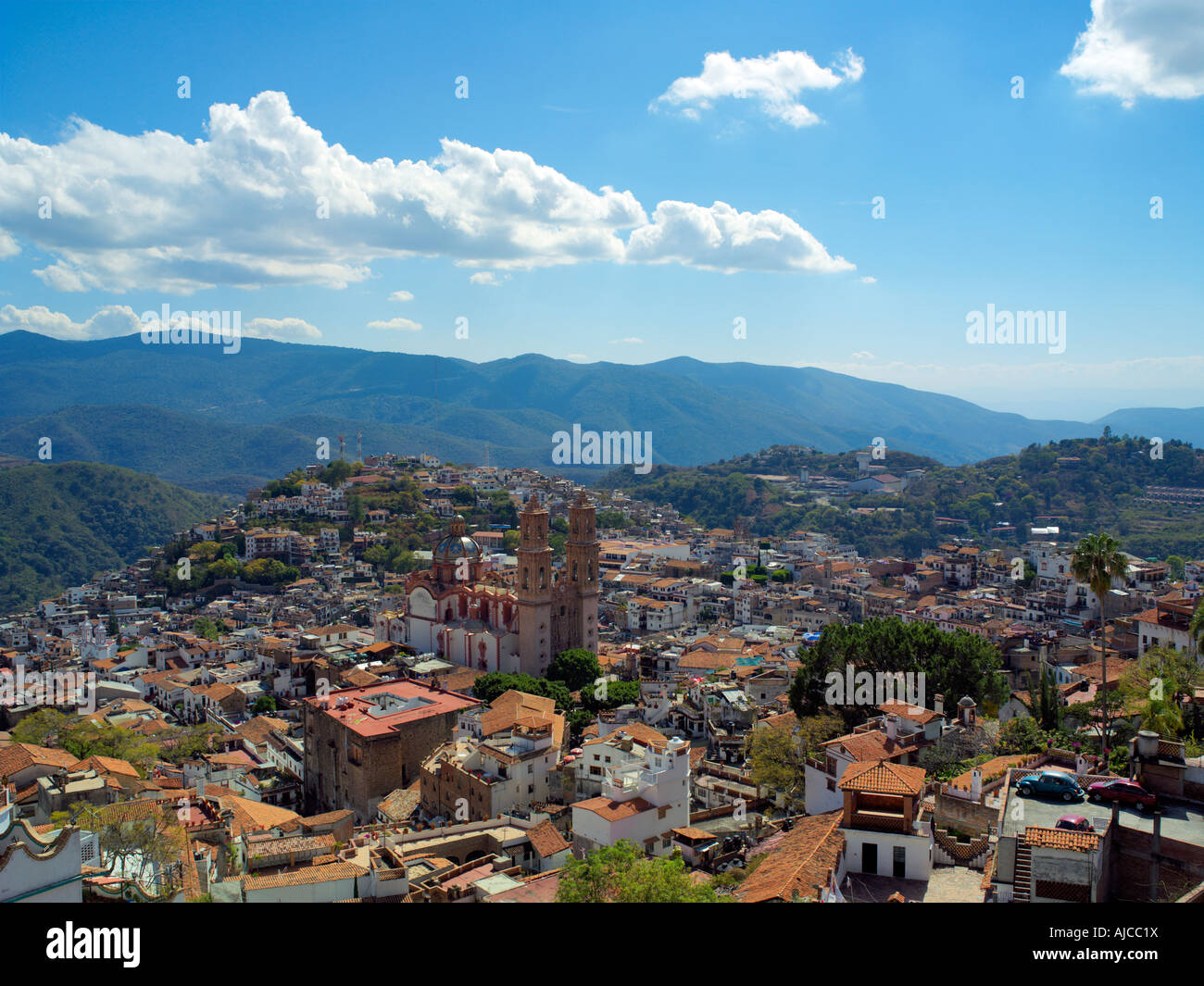 A panoramic view of Taxco Stock Photo - Alamy