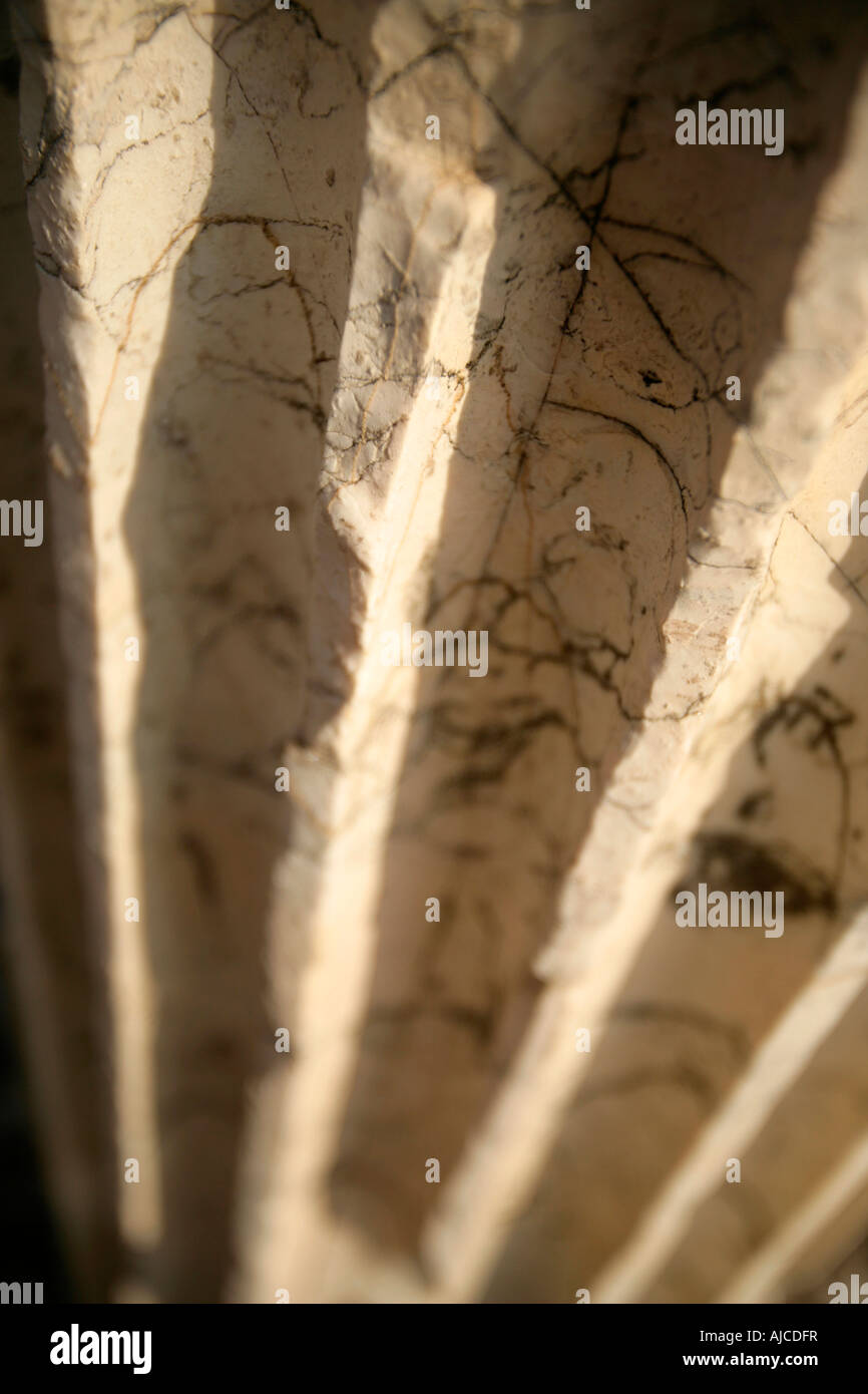 Detail Of Roman Fluted Marble Column, Palatine Hill, Rome, Italy Stock ...