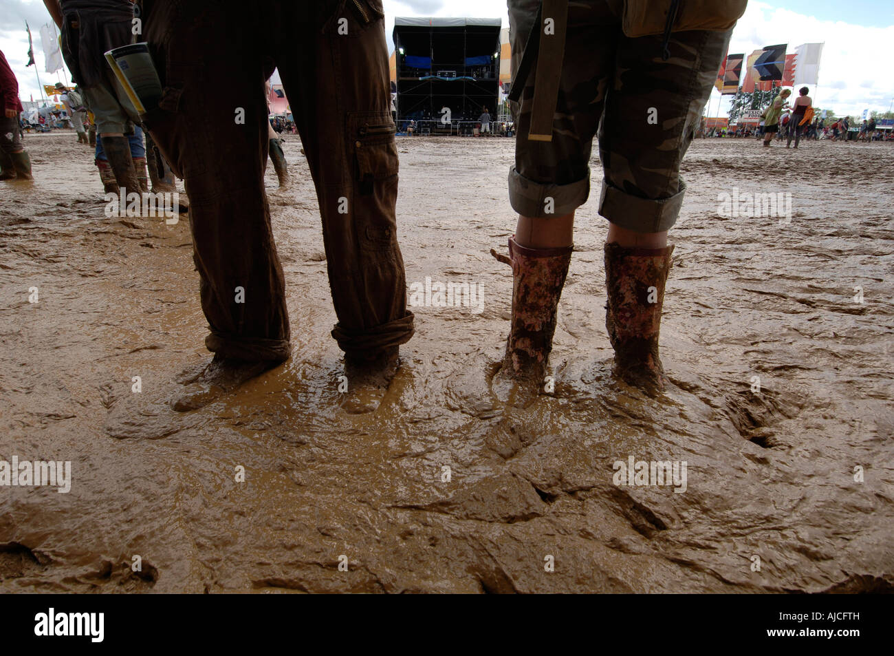 Mud turned the main arena into a mud bath at WOMAD 2007 though the ...