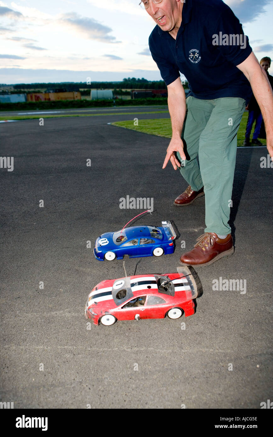 UK GLOUCESTERSHIRE KEMBLE AIRFIELD COTSWOLD MODEL CAR CLUB Stock Photo ...
